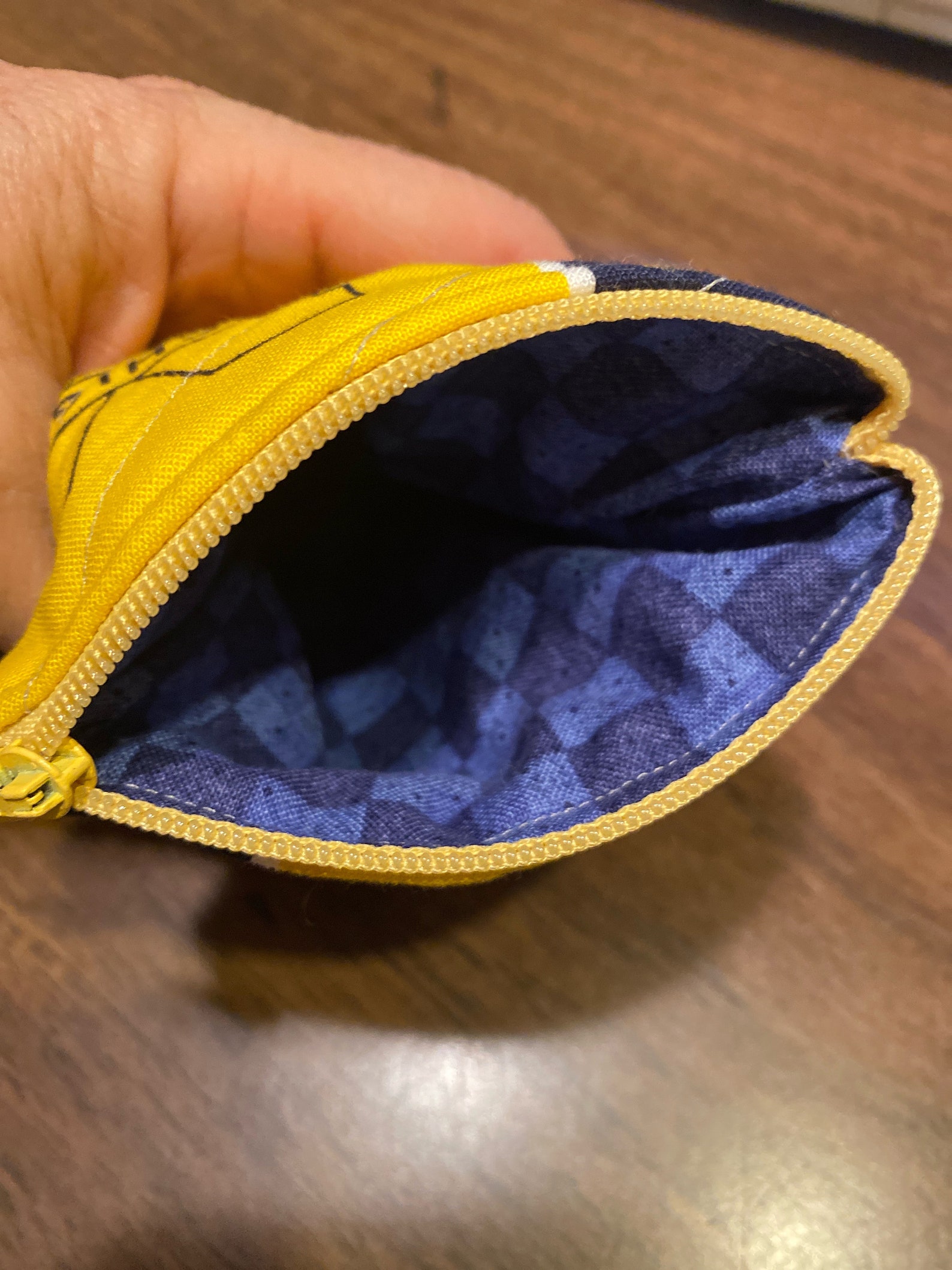 Quilted Coin Purse, Small Quilted Pouch, Credit Card Holder, Christmas ...
