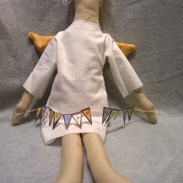Primitive Angel Doll - Etsy