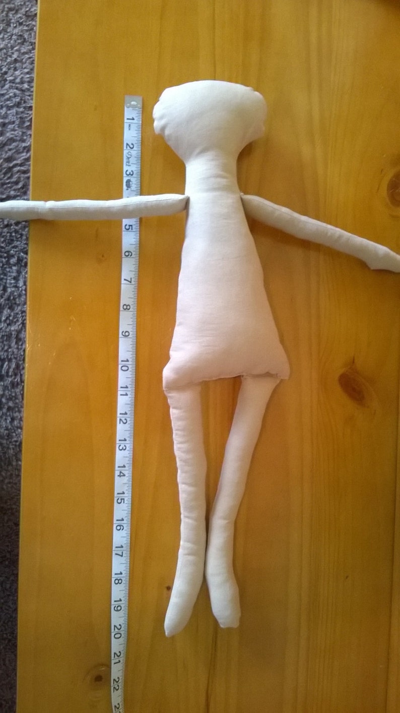 Primitive Muslin Doll Body Blank Muslin Cotton Rag Doll - Etsy