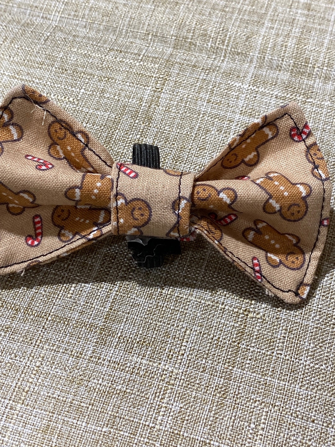 Gingerbread Man Bow Tie Dog Bow Tie Christmas Bowtie Pet - Etsy