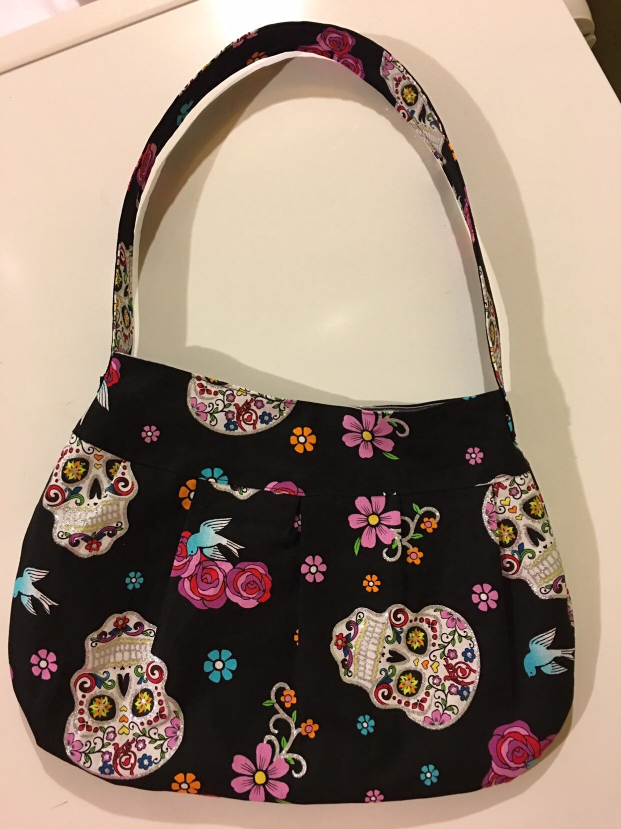 Sugar Skull Handbag small handbag Rockabilly bag Sugar | Etsy