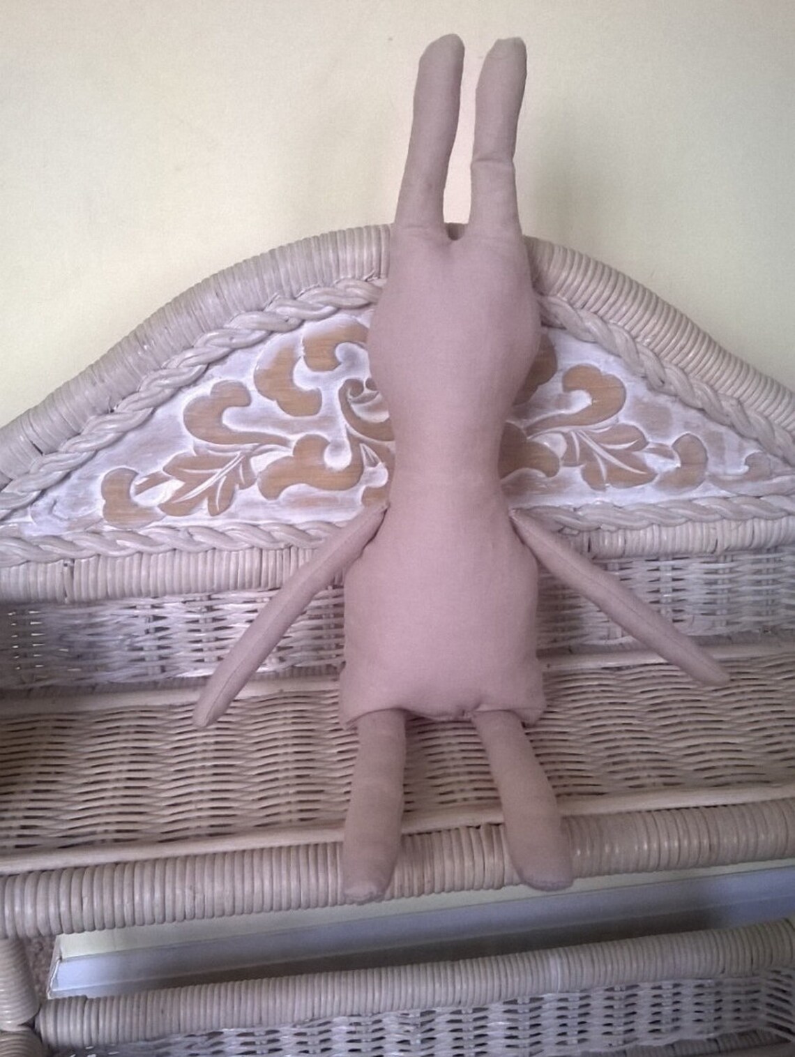 Folk Art Muslin Bunny Doll Body Blank Muslin Doll Cotton Rag - Etsy