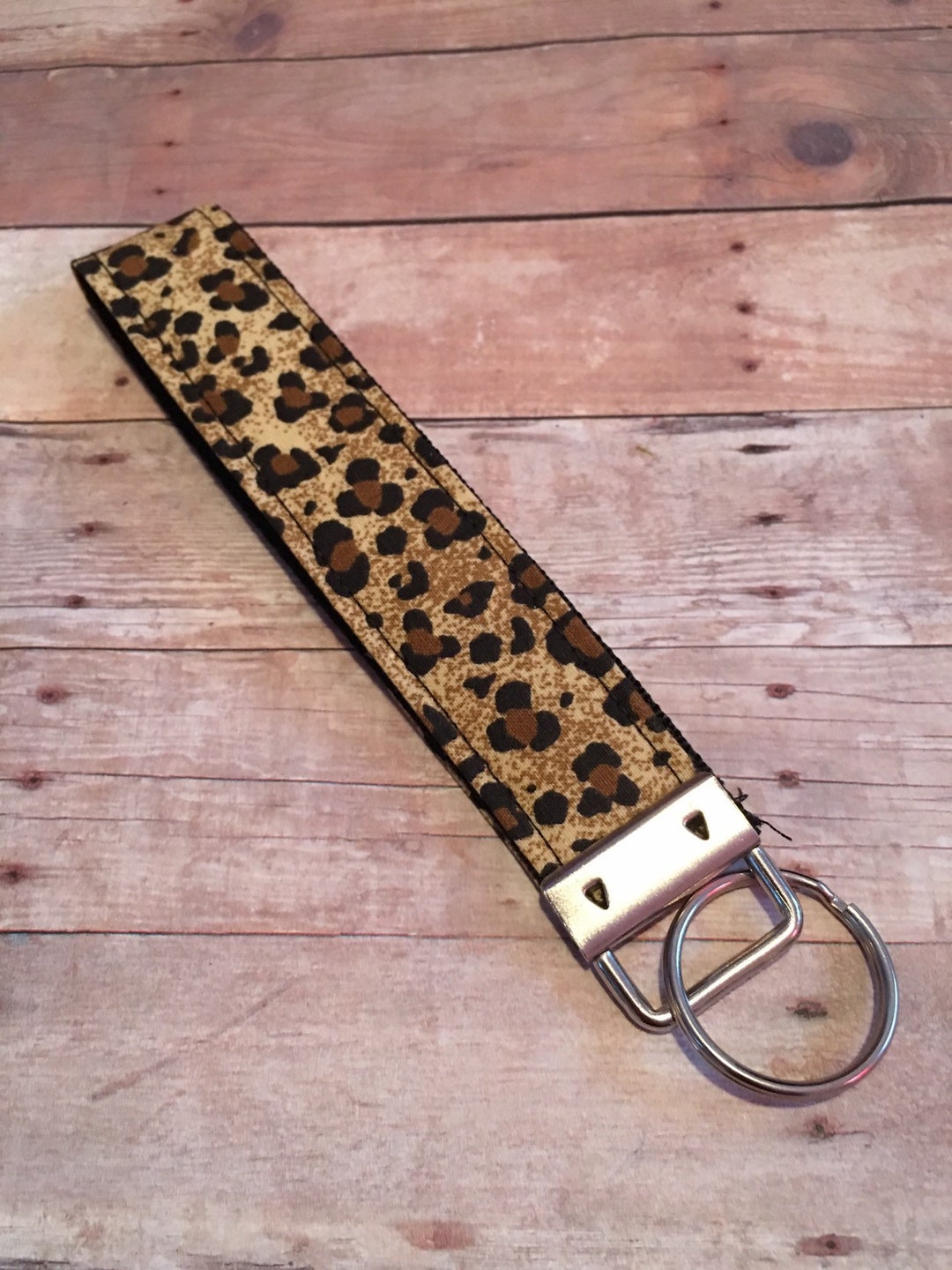 Cheetah Key Fob, Keychain, Key Holder, Wristlet, Leopard, Cheetah Print ...