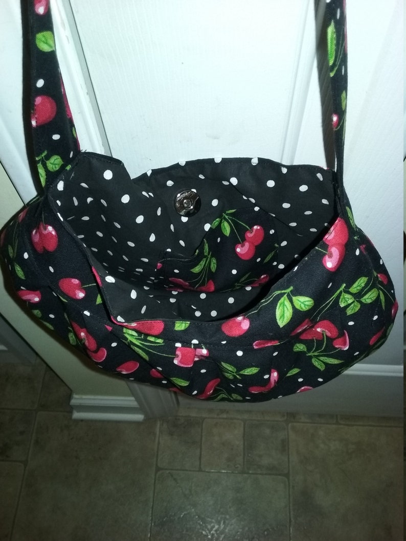 SMALL Cherry handbag Bespoke Bag Gift ideas Summer purse | Etsy