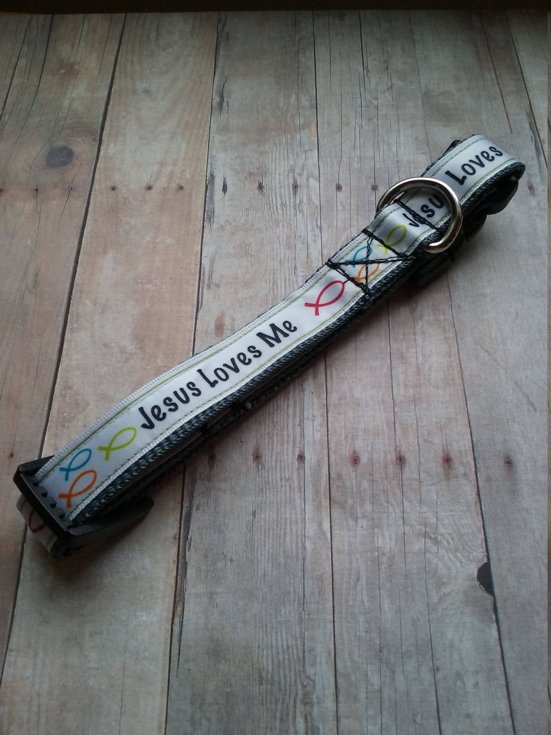 Dog Collar, Jesus Loves Me, Dog Style, Ribbon Dog Collar, Everday Pet ...