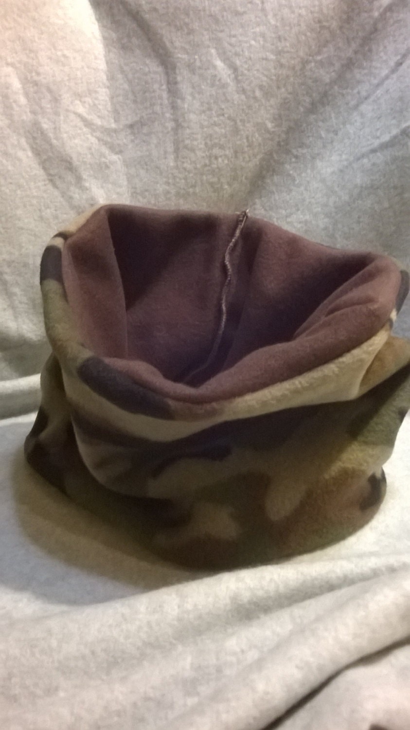 Fleece Neck Warmer Neck Gaiter Neck Cowl Cowl Scarf - Etsy