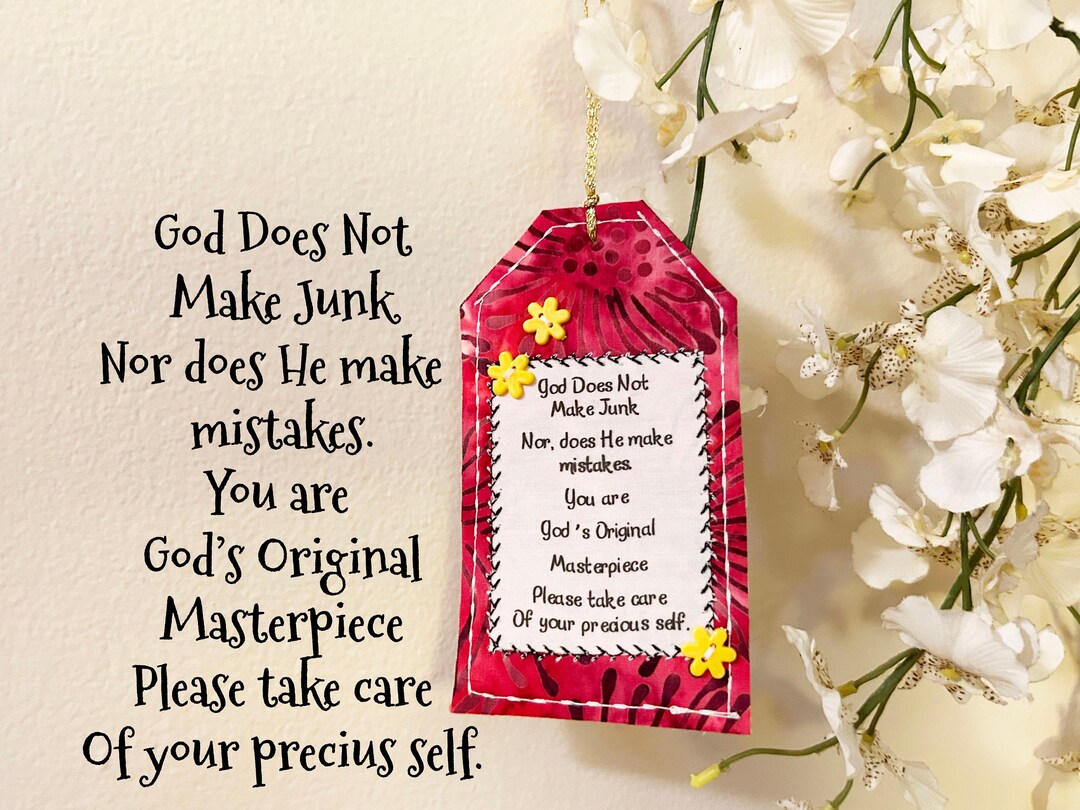 Encouraging Words Gift Tag, Personal Growth Keepsake Ornament, Package ...