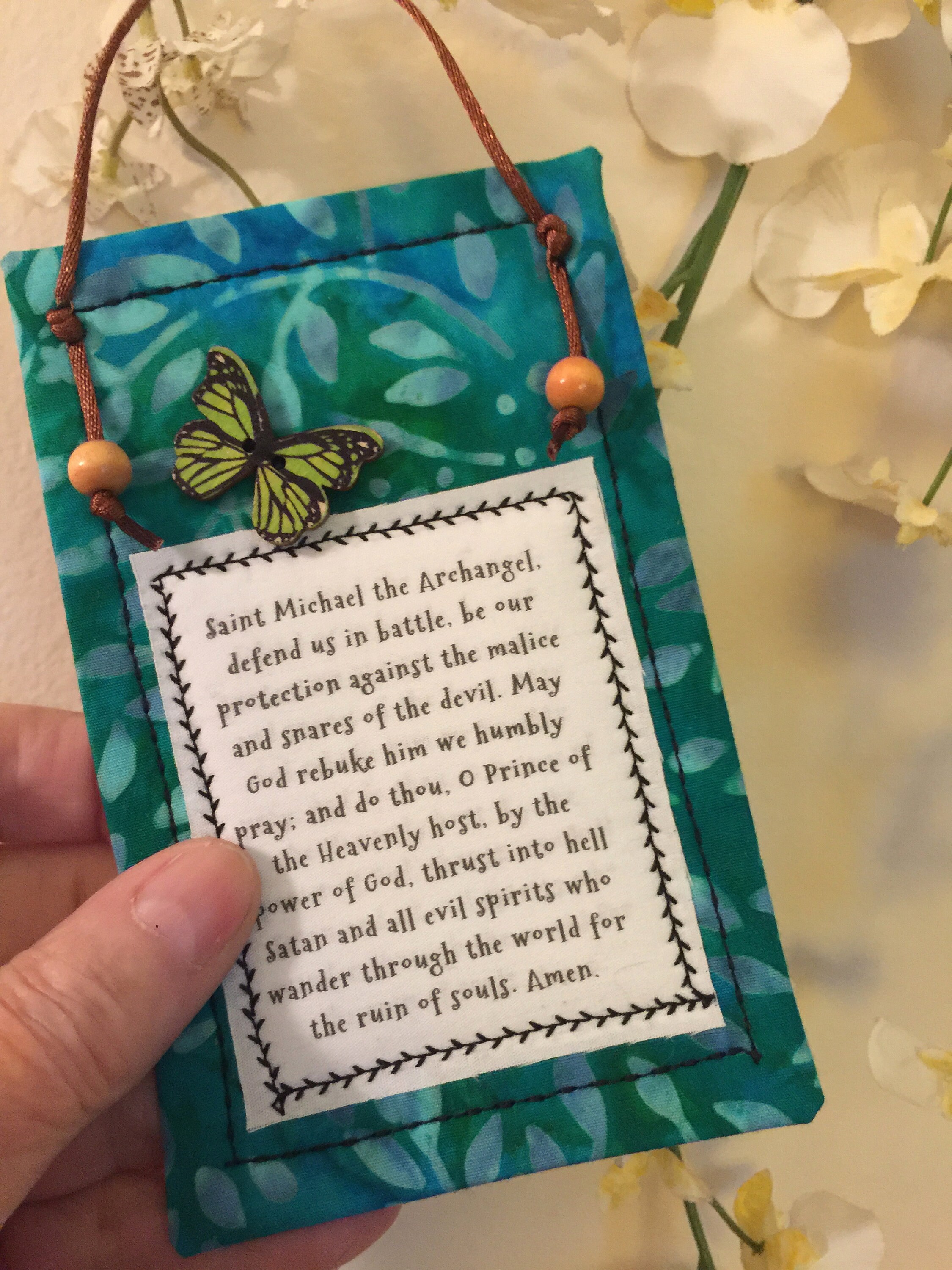 St Michael the Archangel Protection Prayer Wall Art, Christian Prayer ...