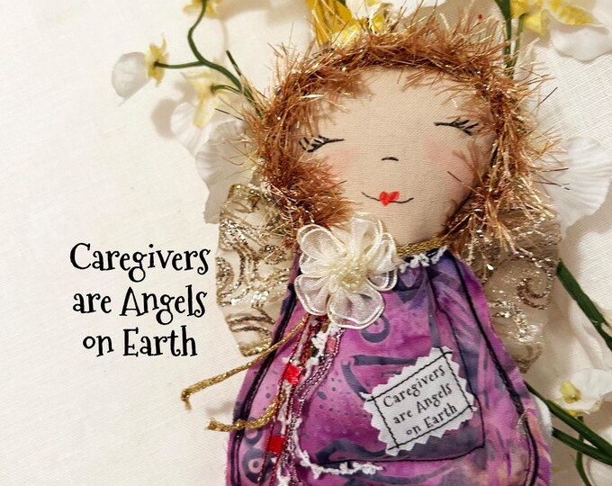Caregiver Angel Gift, Caregivers Are Angels Ornament, Angel Gift ...