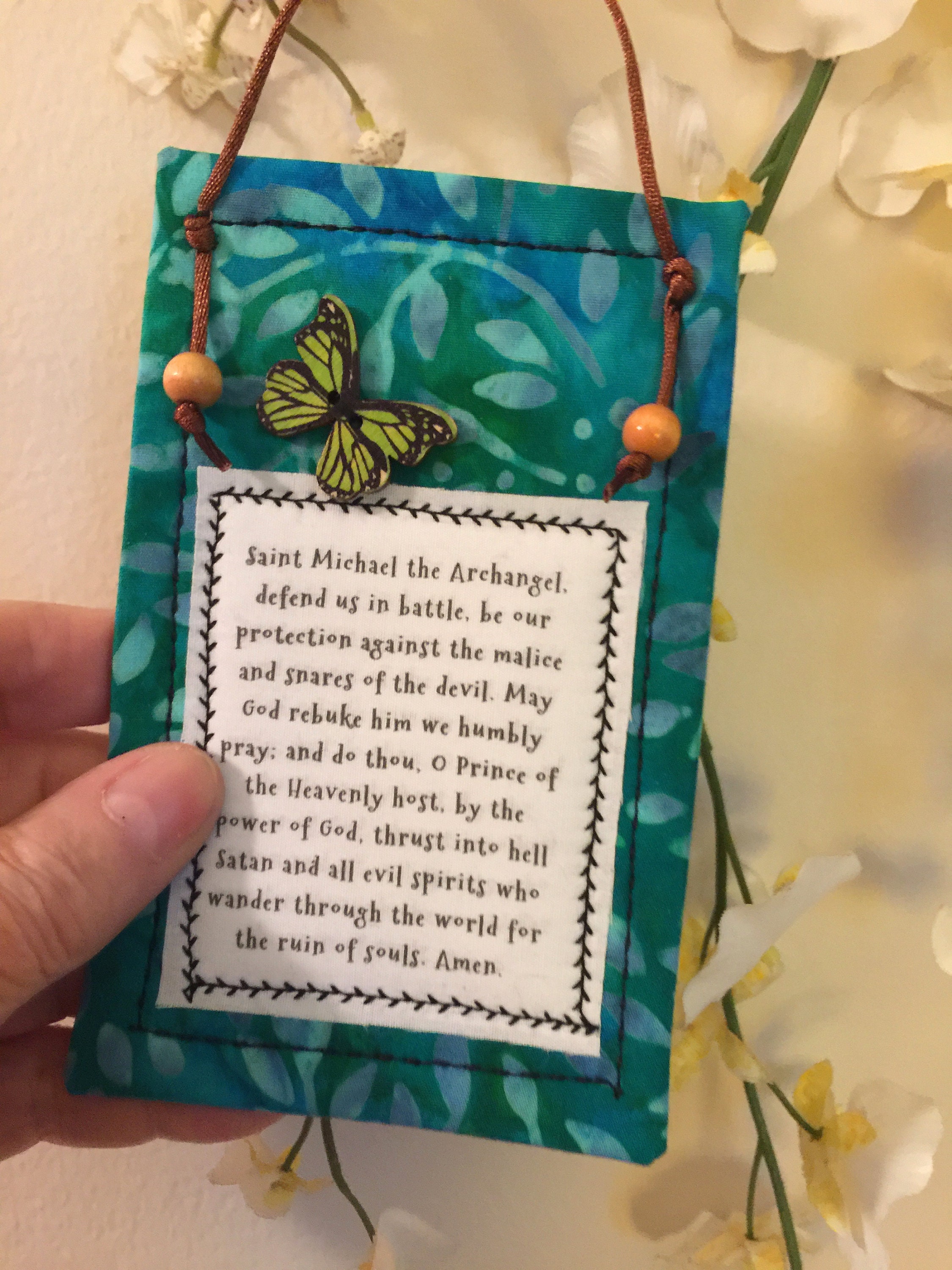 St Michael the Archangel Protection Prayer Wall Art, Christian Prayer ...