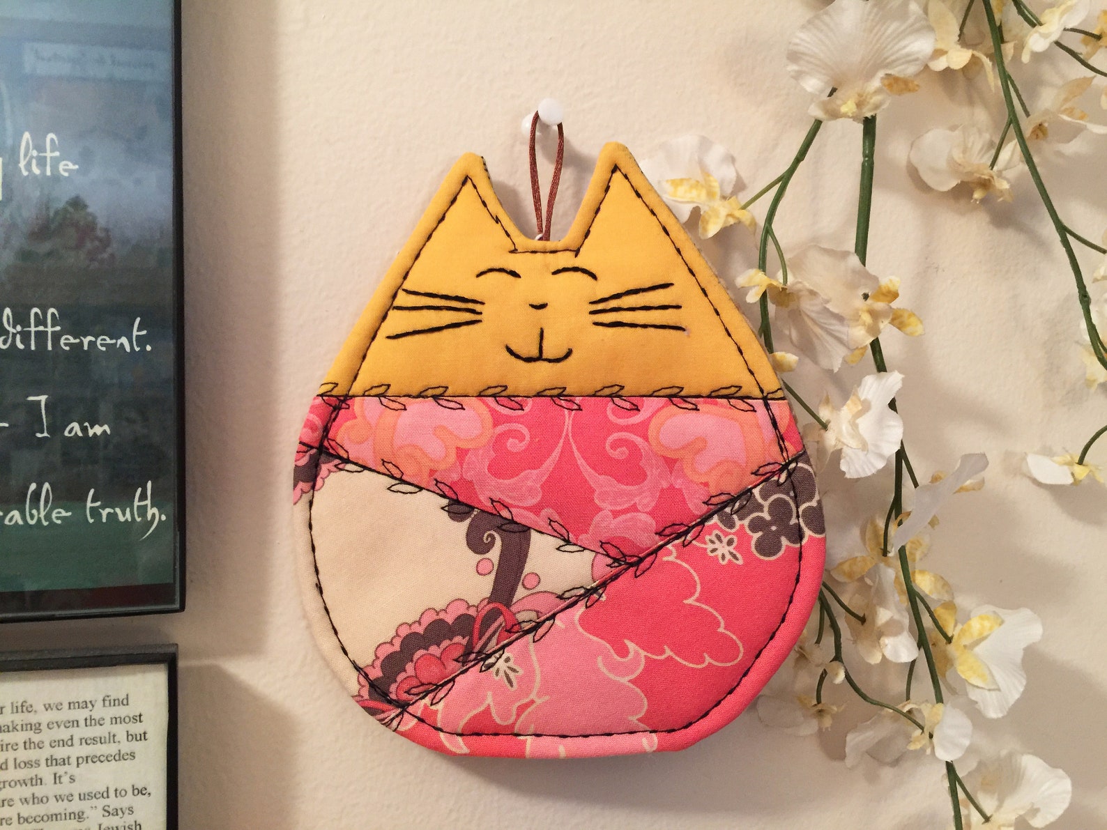 Chubby Kitty Mat Hostess Gift Kitty Mat Quilted Cat - Etsy