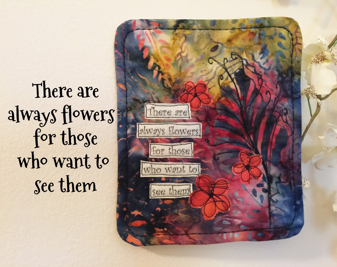 Positive Thoughts Wall Art, Self Care Friendship Gift, New Begining ...