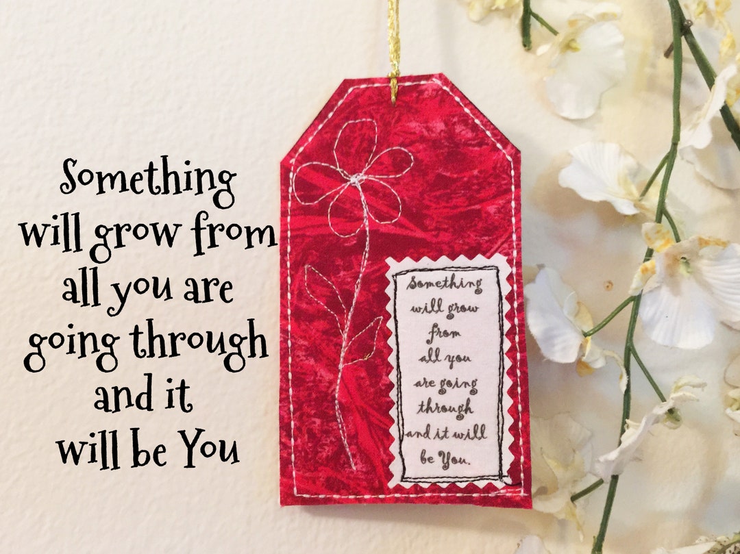 Encouraging Words Gift Tag, Personal Growth Keepsake Ornament, Package ...