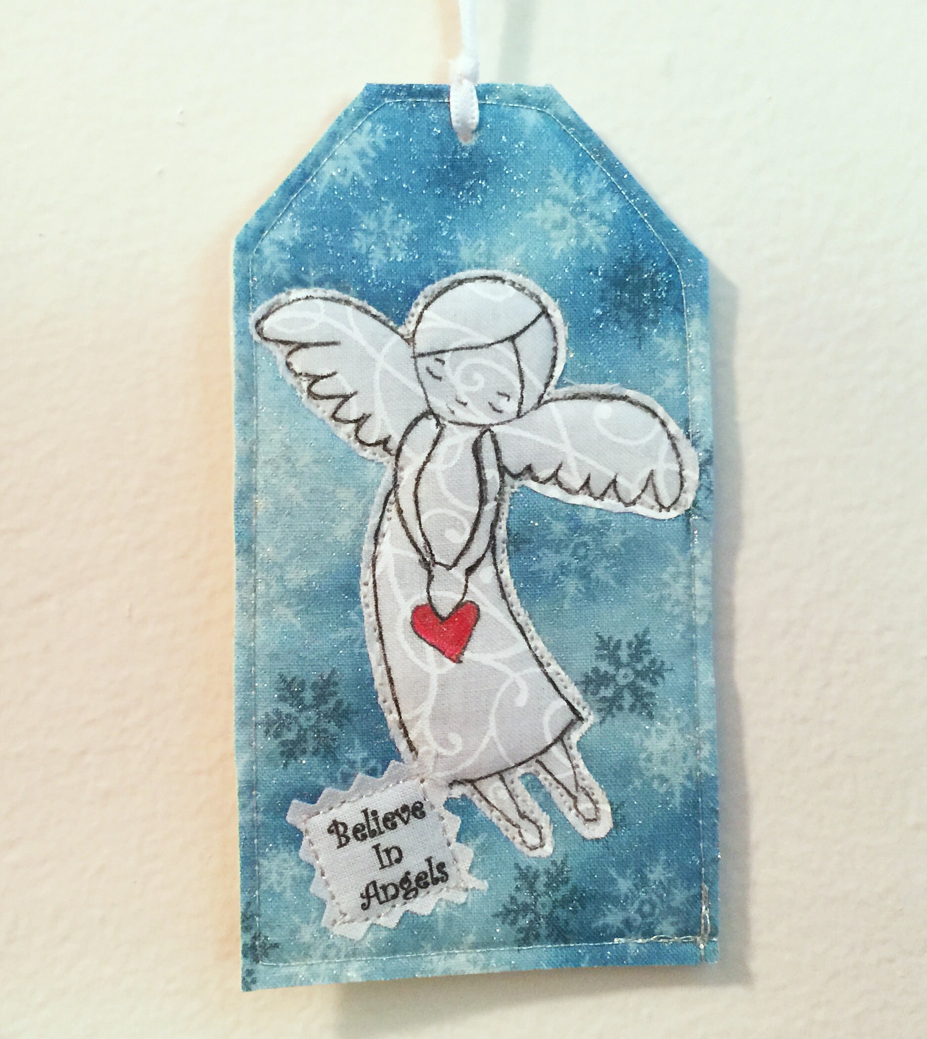 Angel Gift tag Believe in Angels Keepsake ornament package | Etsy