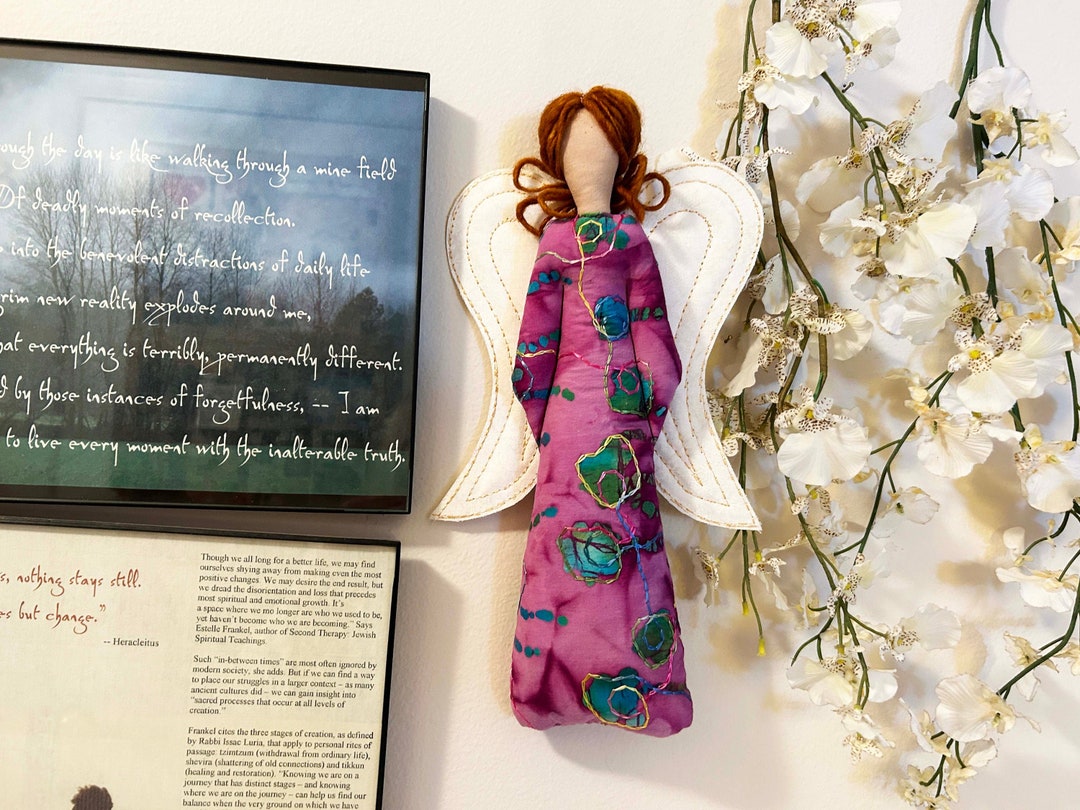 Guardian Angel Spirit, Cloth Angel Art Doll, Spiritual Doll, Art Doll ...