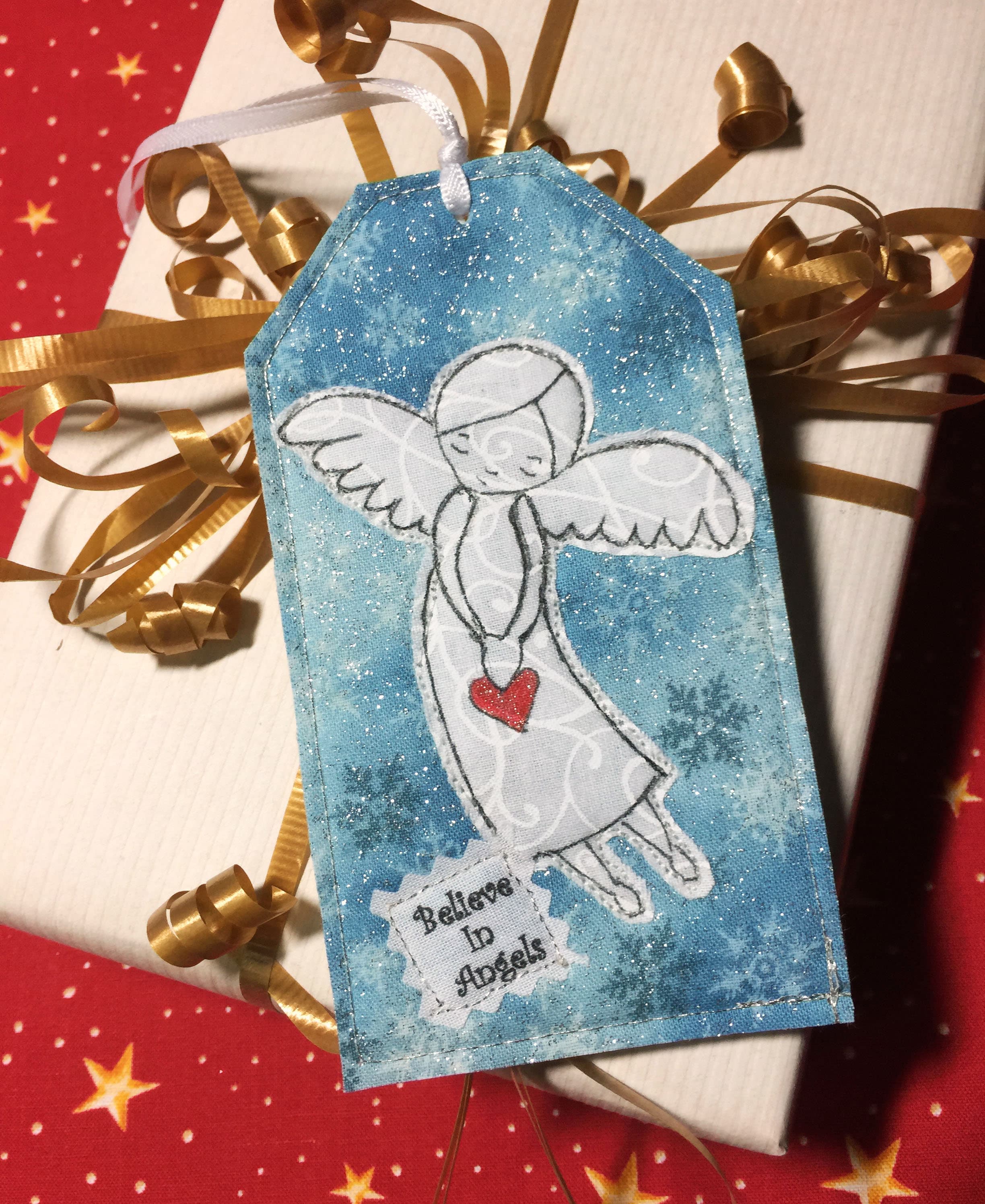 Angel Gift tag Believe in Angels Keepsake ornament package | Etsy