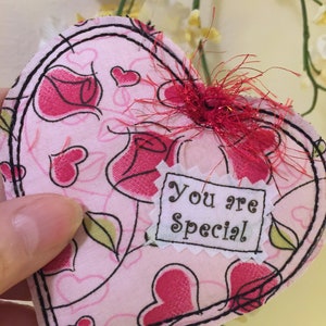 Friendship Heart Ornament, Gratitude Gift, Card Insert, Package ...