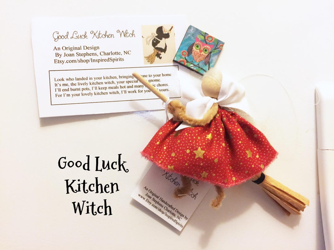 Good Luck Kitchen Witch, Cottage Witch Crone. Good Luck Kitchen Witch ...