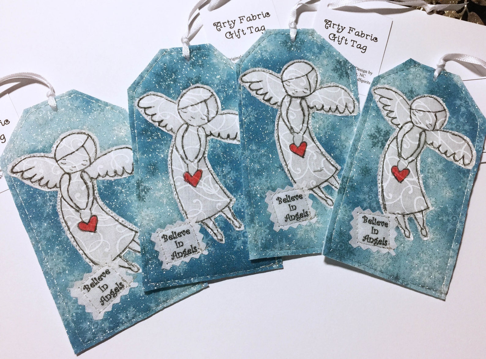 Angel Gift Tag Believe in Angels Keepsake Ornament Package - Etsy