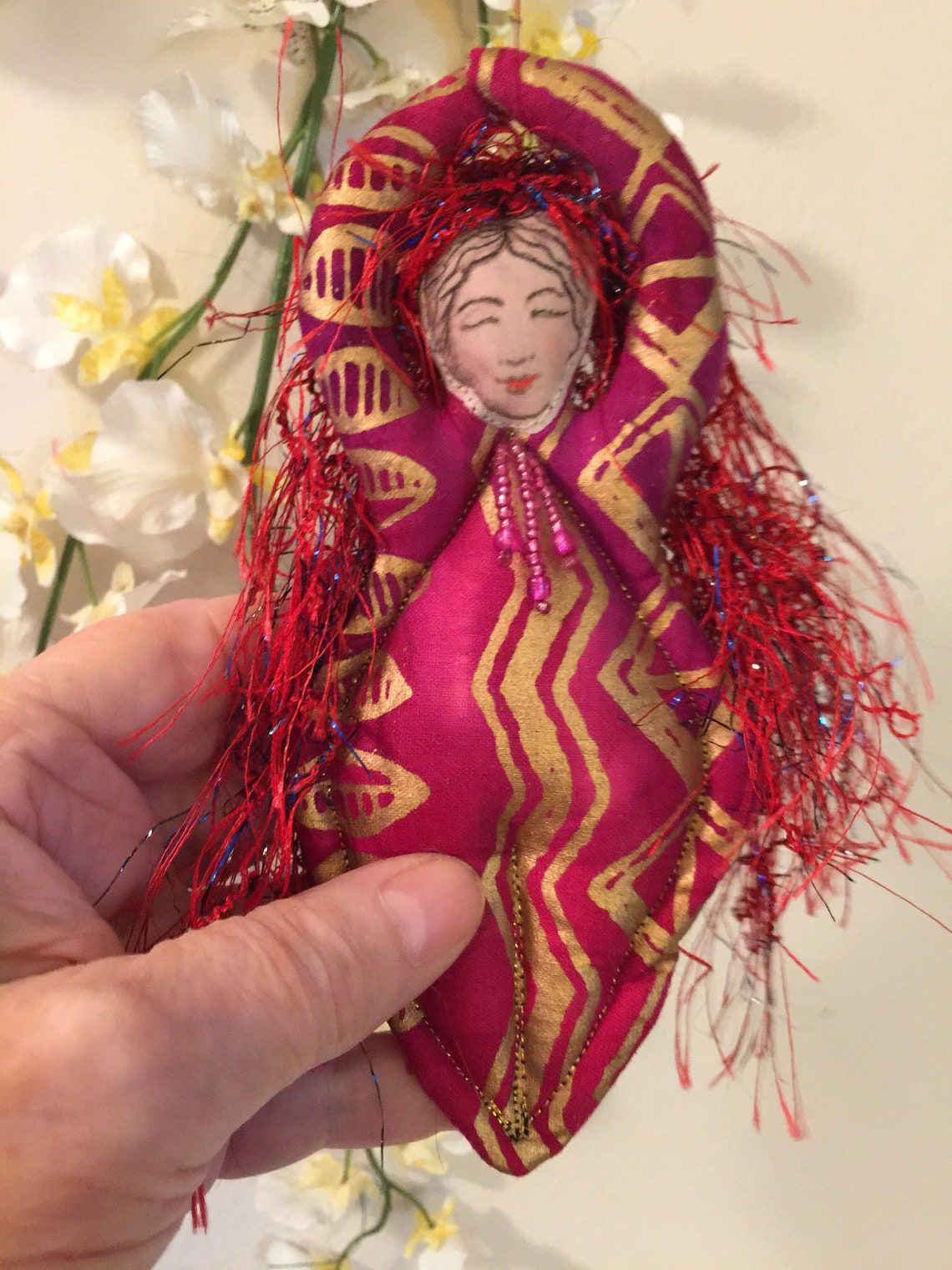 Goddess Doll Spiritual Figure, OOAK Handmade Healing Doll, Altar Piece ...