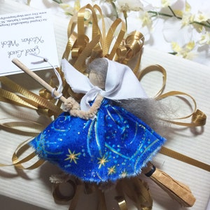 Good Luck Witch, Good Luck Kitchen Witch Magnet. Vintage OOAK Design ...