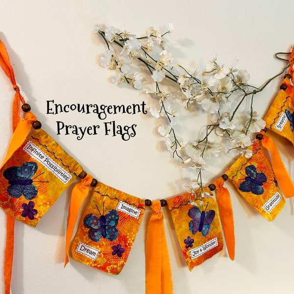 Peace Prayer Flags - Etsy