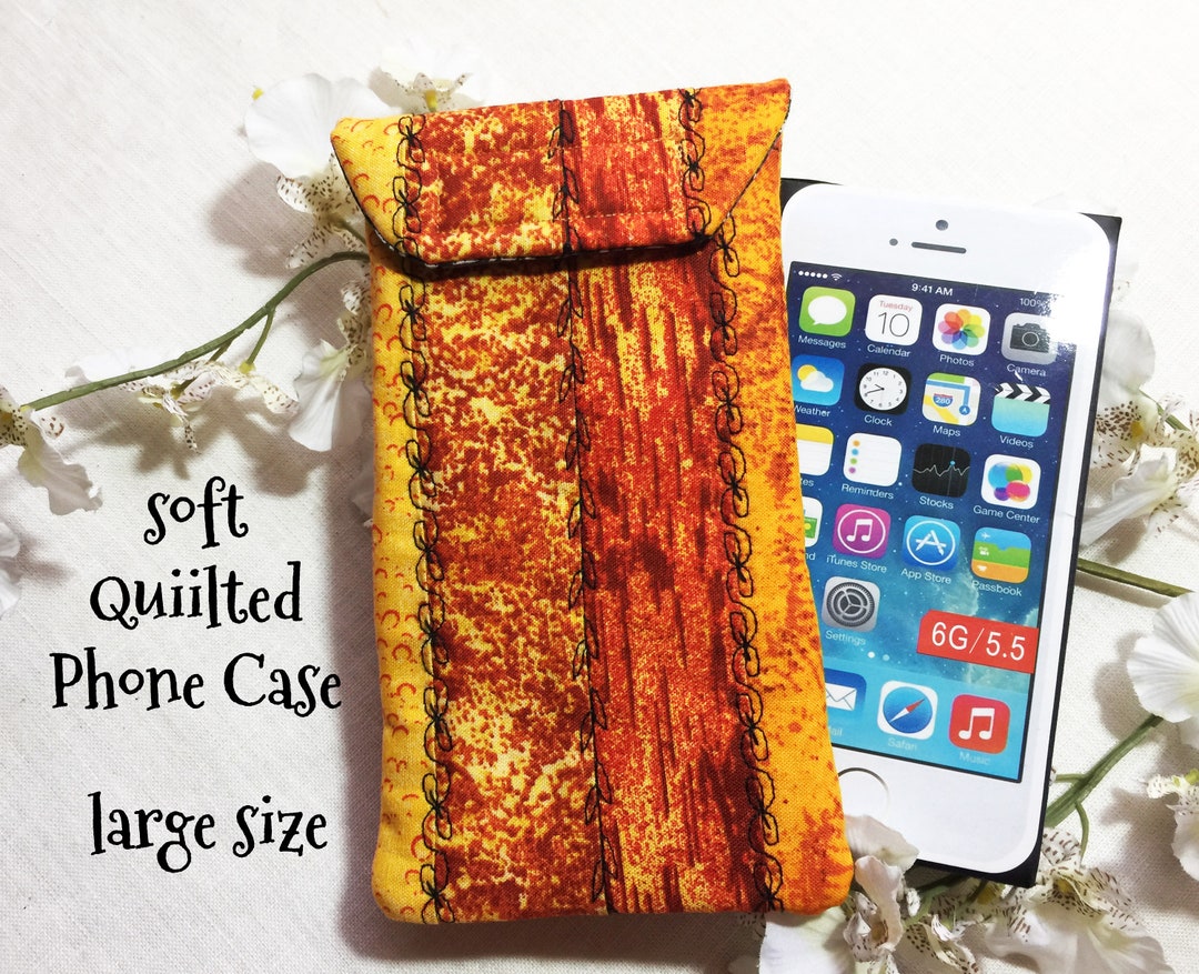 Smartphone Case, Large Size Phone Case, Quilted Cell Phone Case, Gadget ...