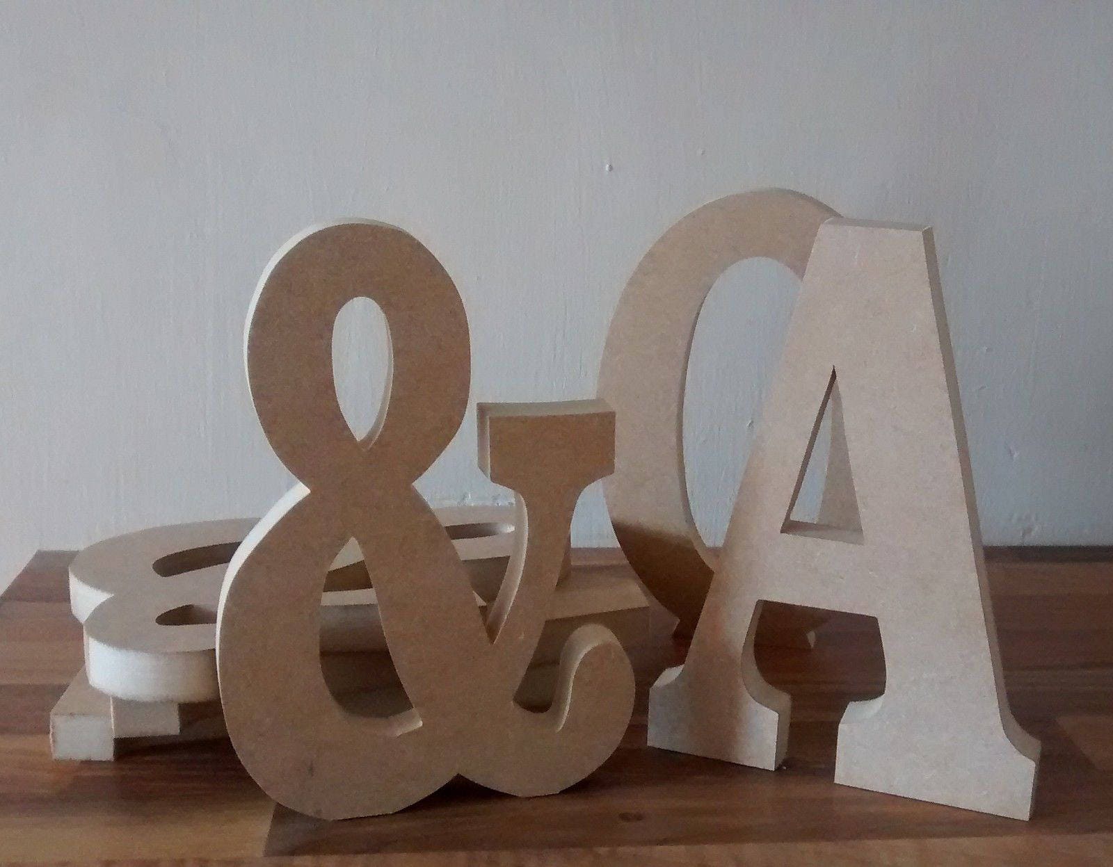1230cm Mdf Free Standing Large Wooden Letterswooden - Etsy UK
