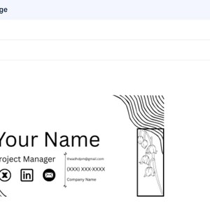 Lined Lily Email Signature Template - Etsy