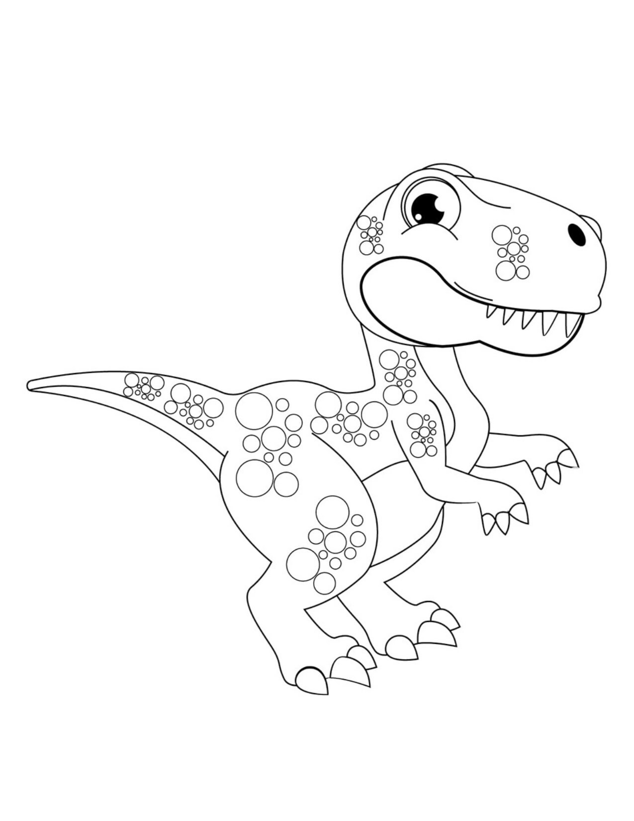 Dinosaur Coloring Pages for Kids Vol. 3 - 50+ Printable Pdf's of Fun ...