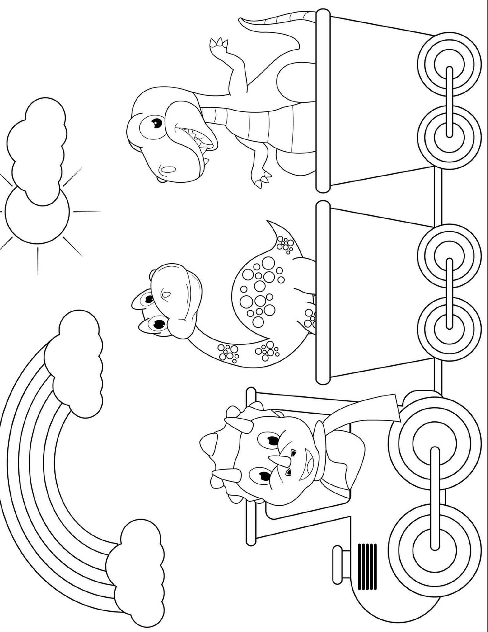 Dinosaur Coloring Pages for Kids Vol. 3 - 50+ Printable Pdf's of Fun ...