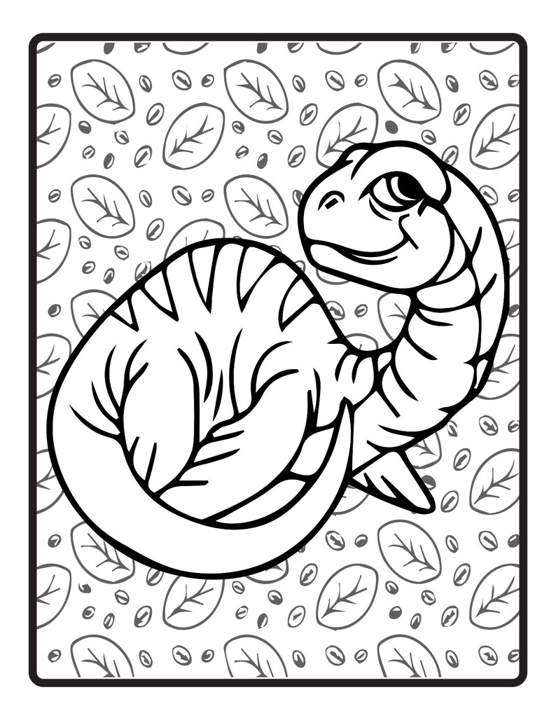 Dinosaur Coloring Pages for Kids Vol. 2 - 40+ Printable Pdf's of Fun ...