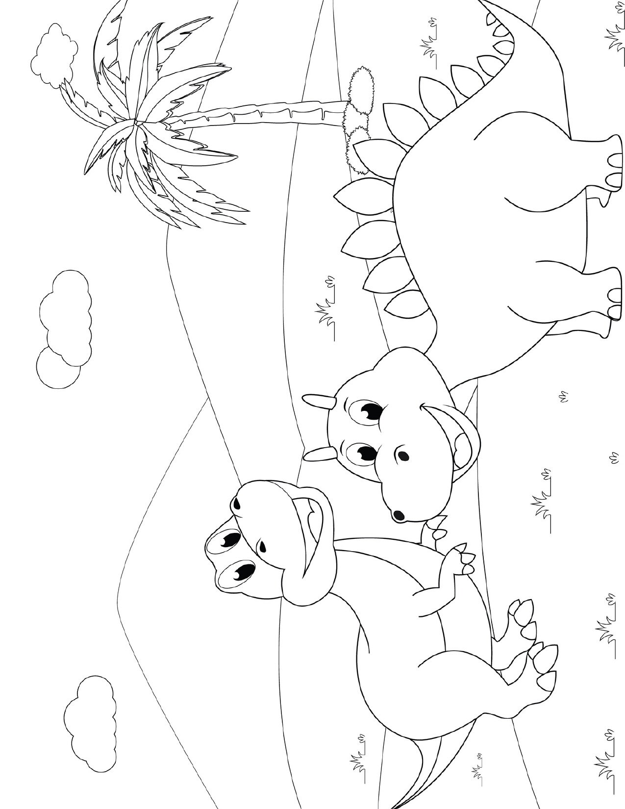 Dinosaur Coloring Pages for Kids Vol. 3 - 50+ Printable Pdf's of Fun ...