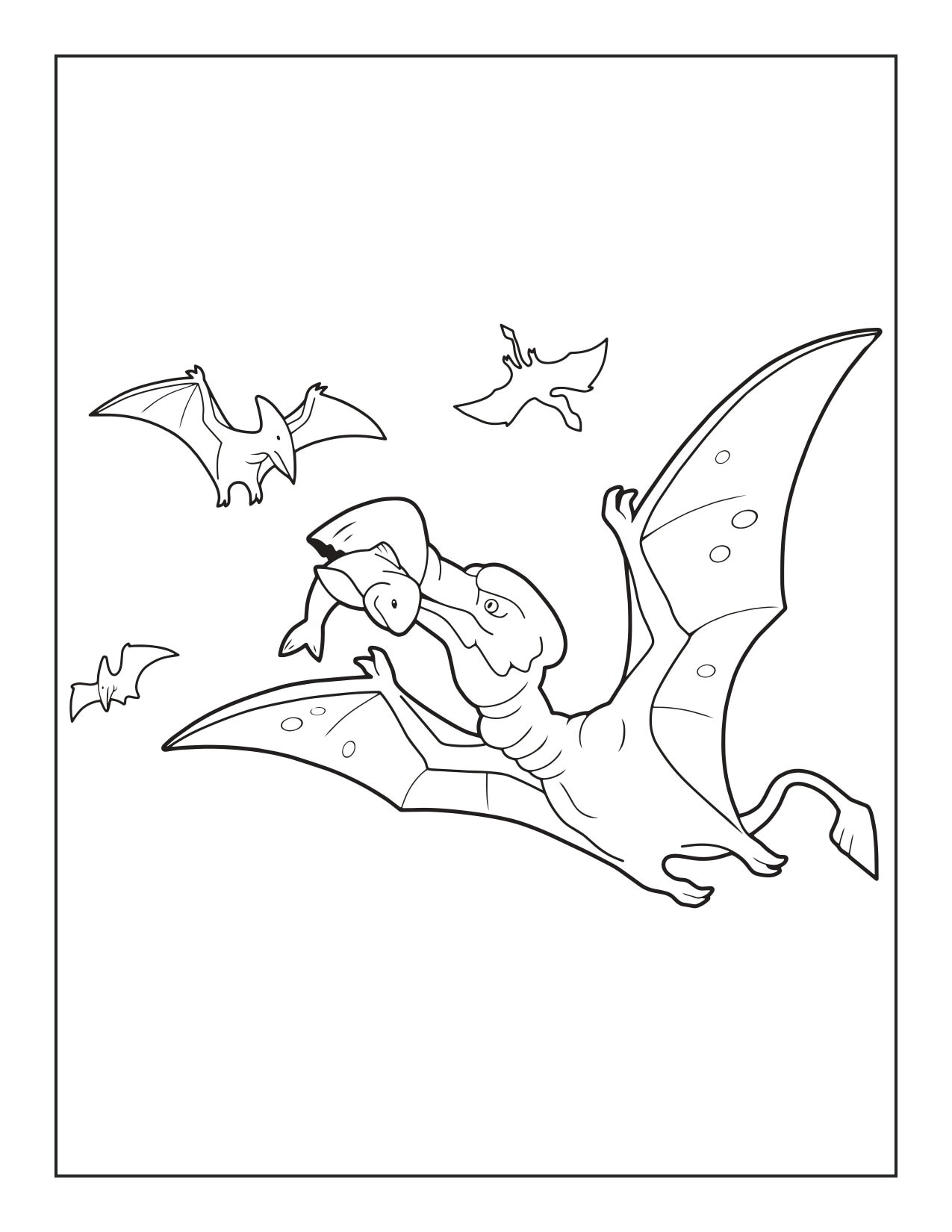 Dinosaur Coloring Pages for Kids Vol. 1 - 50+ Printable Pdf's of Fun ...