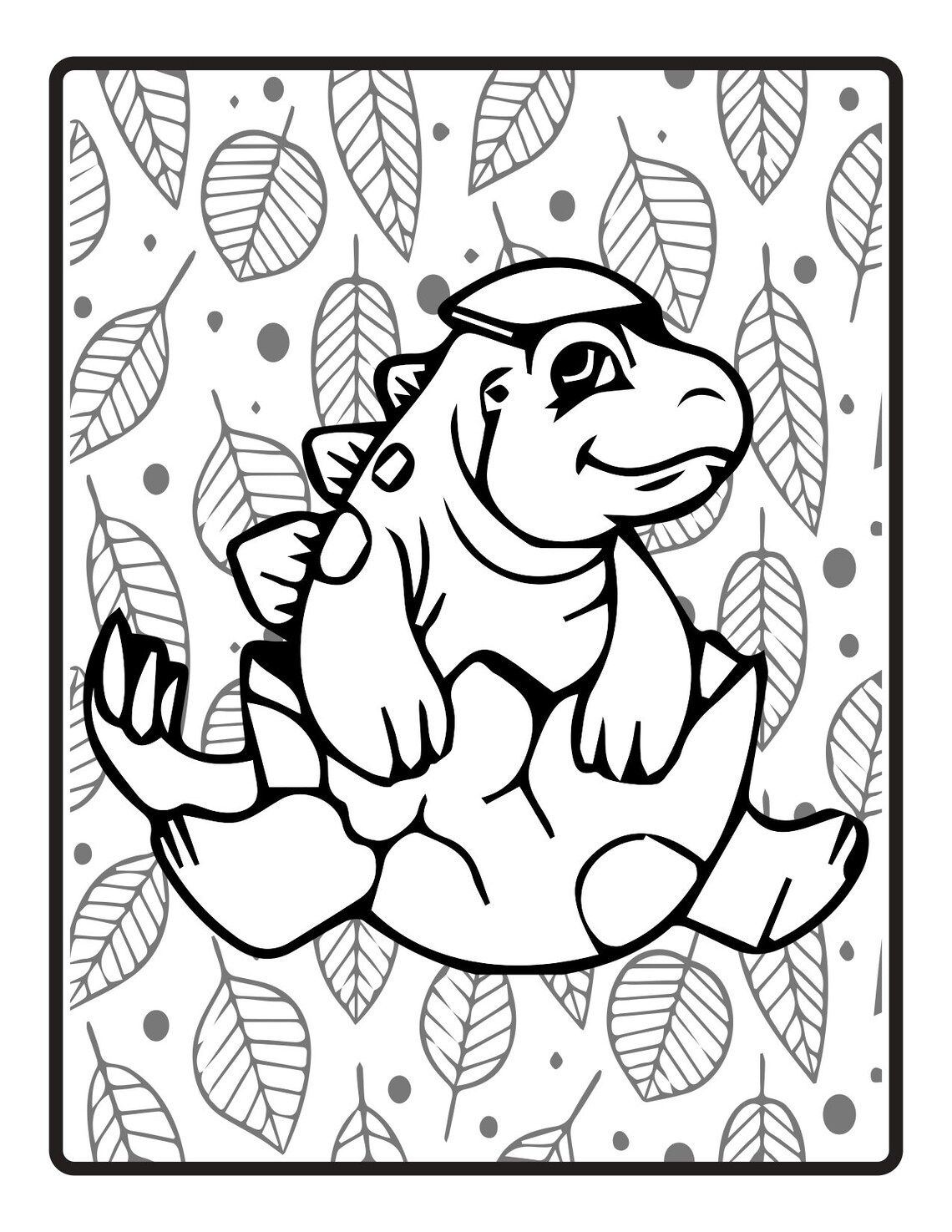 Dinosaur Coloring Pages for Kids Vol. 2 - 40+ Printable Pdf's of Fun ...