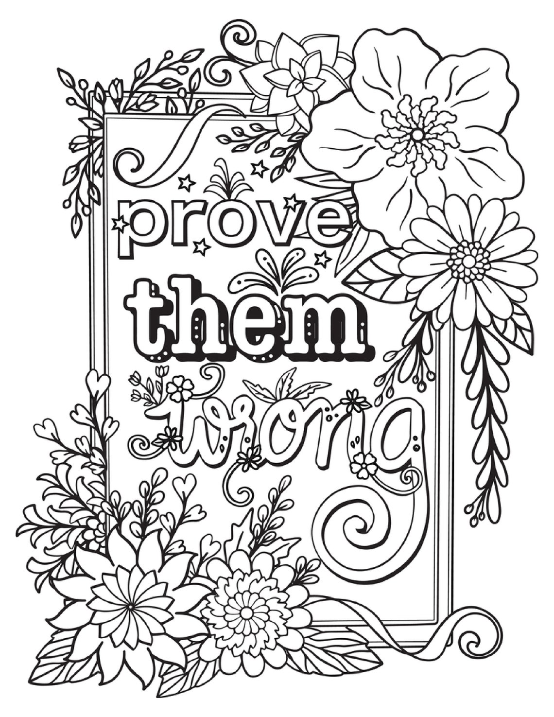 Printable Motivational Coloring Pages - Affirmations and Confidence - Etsy