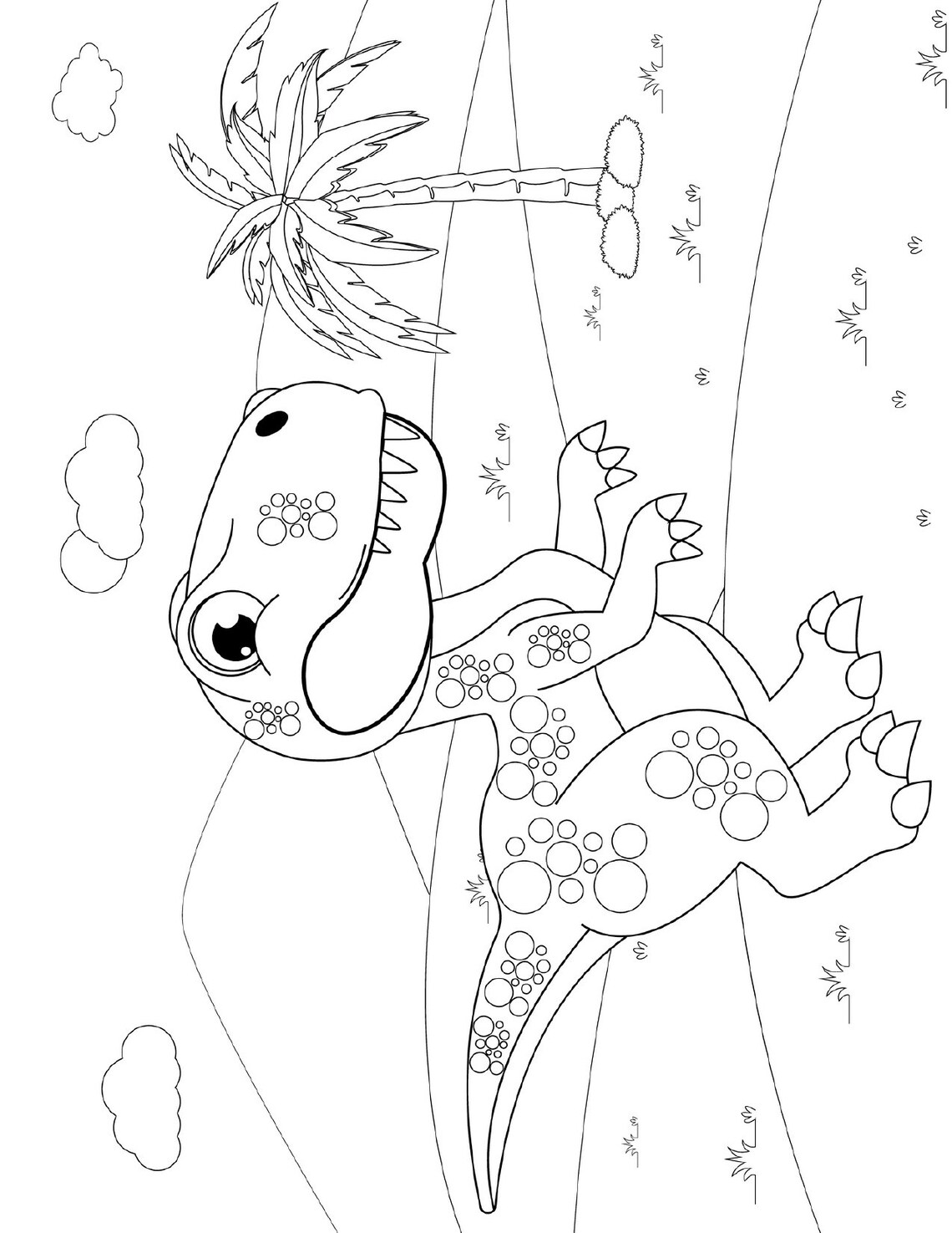 Dinosaur Coloring Pages for Kids Vol. 3 - 50+ Printable Pdf's of Fun ...