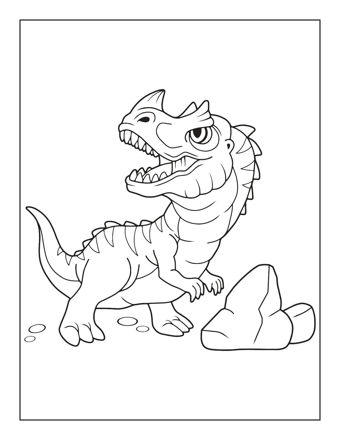 Dinosaur Coloring Pages for Kids Vol. 1 - 50+ Printable Pdf's of Fun ...