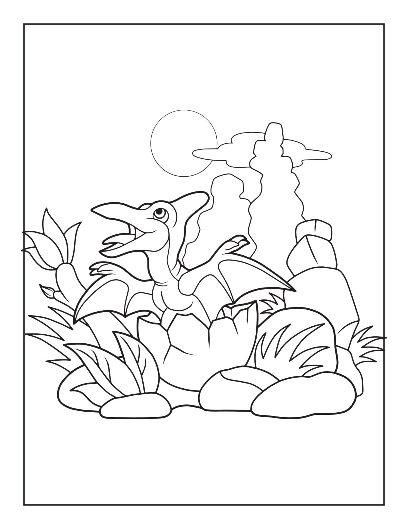 Dinosaur Coloring Pages for Kids Vol. 1 - 50+ Printable Pdf's of Fun ...