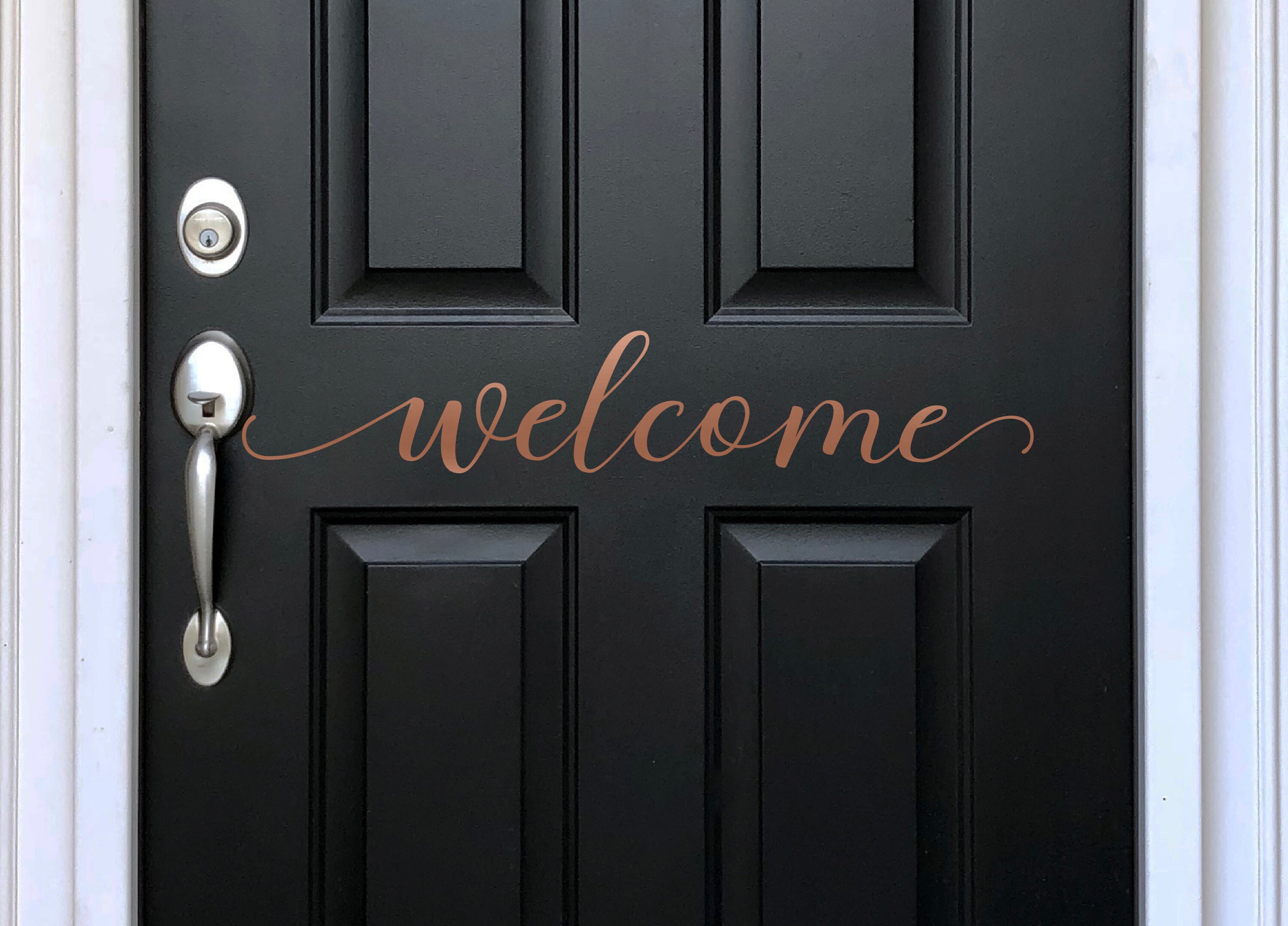 Welcome Decal - Vinyl Decal for Your Front Door - Welcome Vinyl ...