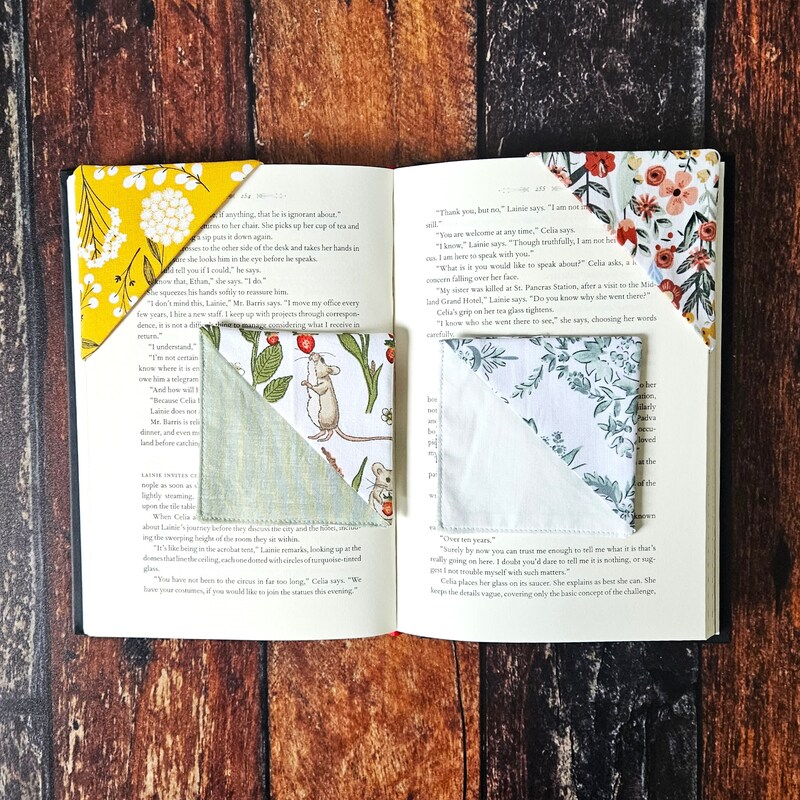 Corner Bookmarks - Etsy