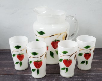 Strawberry Pitcher - Etsy