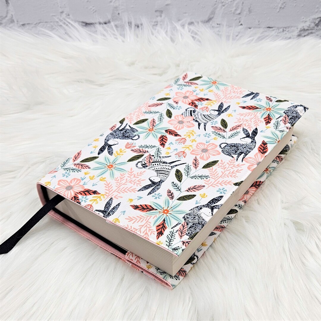 Woodland Rabbits Bible Cover Adjustable Book Sleeve Book Sleeve ...