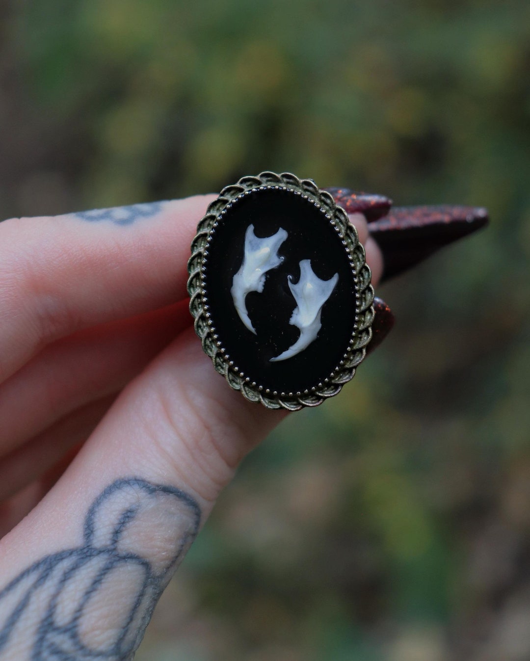 Mouse Jaw Ring II Jaw Ring, Mice Jewelry, Memento Mori, Vulture Culture ...