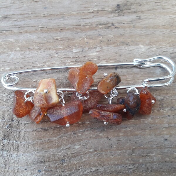 Amber Pin - Etsy