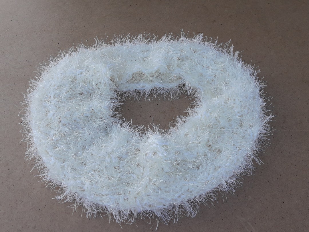 Double Loop Scarf Indifferent Colors , Chunky Tube Scarf, Hand Knit ...