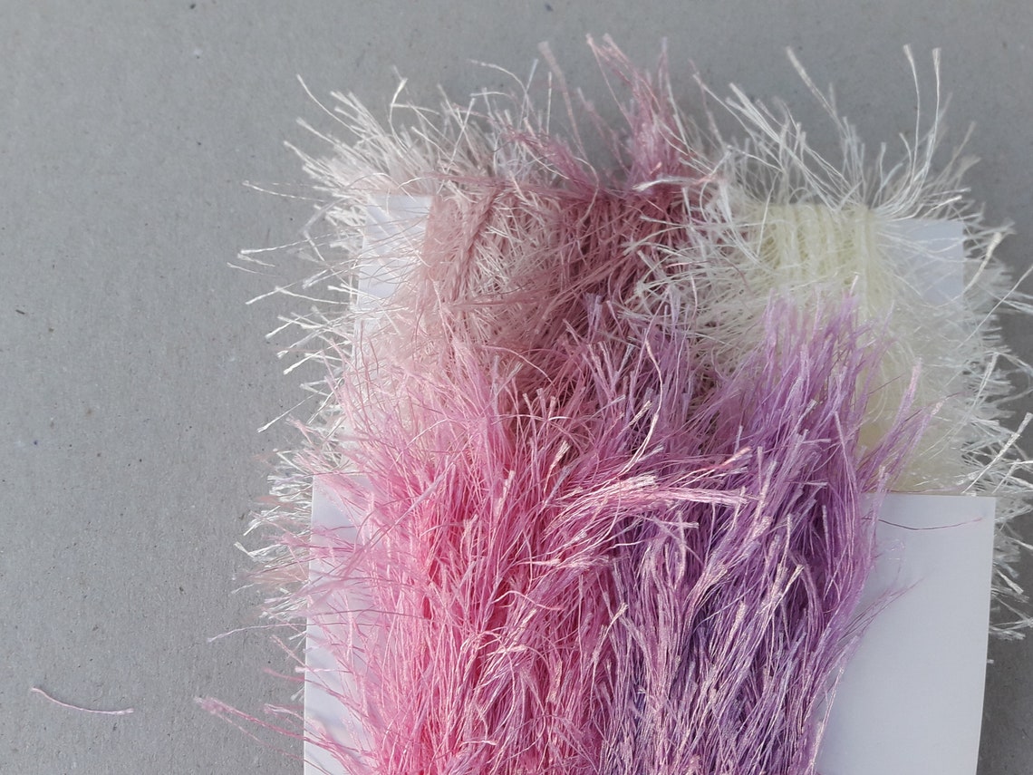 Eyelash Art Yarn Bundle 5 X 33 Yard Total of About 16.4 Yard - Etsy