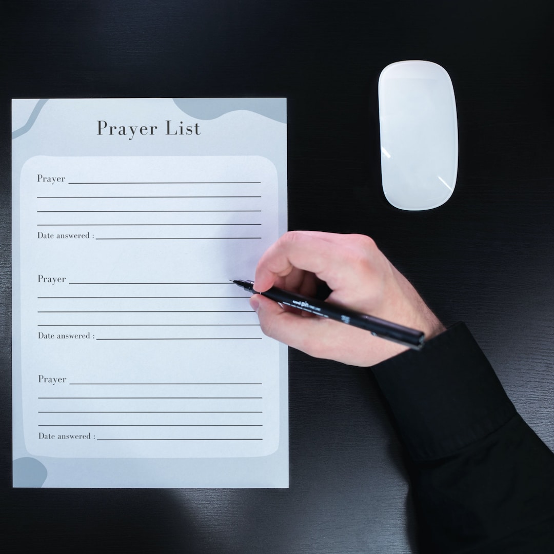 Prayer Journal Printable | Prayer Tracker | Answered Prayers | Prayer ...