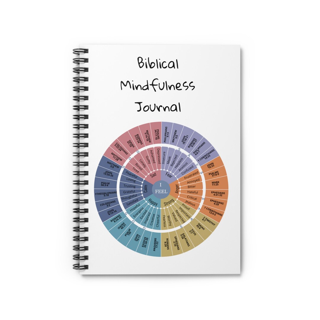 Bible Emotions Wheel Journal Feelings Wheel Mental Health - Etsy