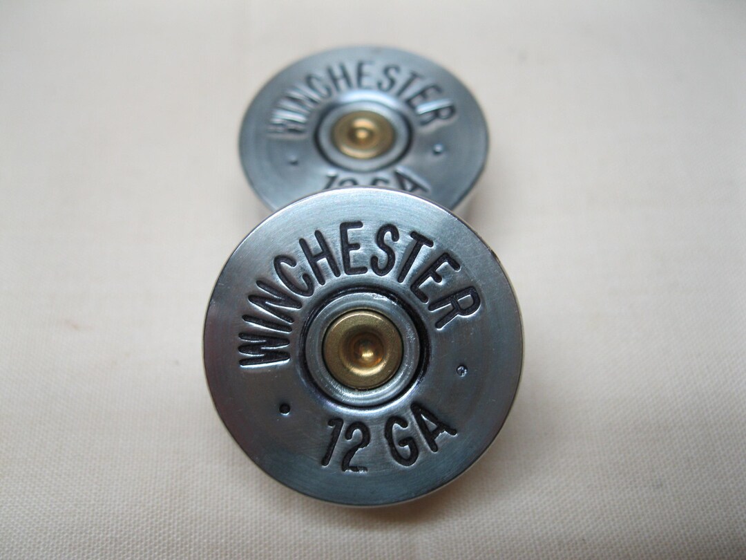 2 Guitar Knobs, Nickel Winchester Shotgun Shell SINGLE 11/32" High - Etsy